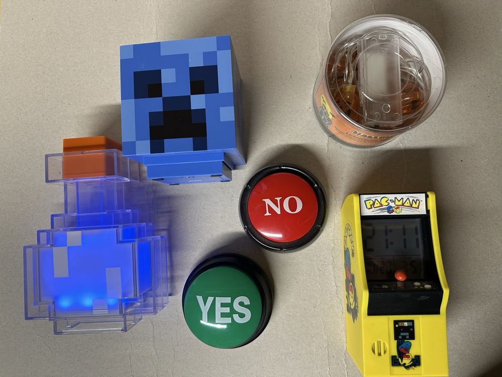 Minecraft, Ja/Nein Button, Pac-Man, Halloween Lichtkette (Gebraucht) in ...