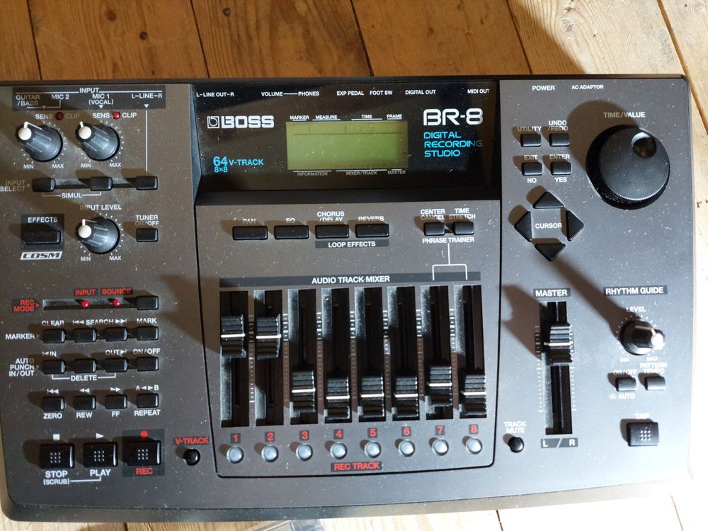 Roland BR8 Digital Recording Studio 8 Spur mit Zip Disketten (Gebraucht ...