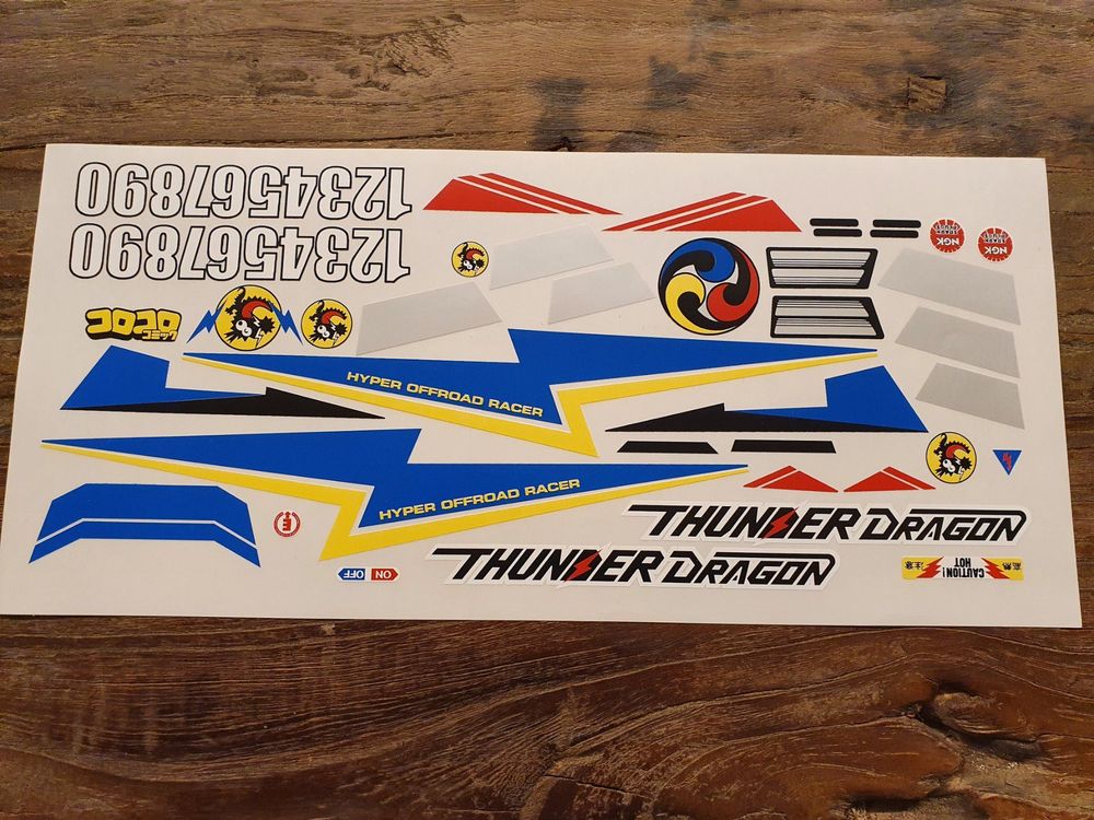 Repro Decals zu Tamiya Thunder Dragon | Kaufen auf Ricardo