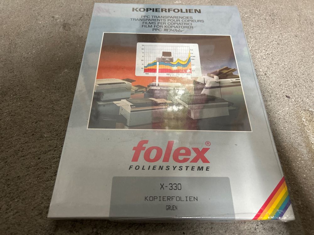 Folex Kopierfolien X-330 Grün NEU (Neu und originalverpackt) in Regensdorf für CHF 8 – nur ...