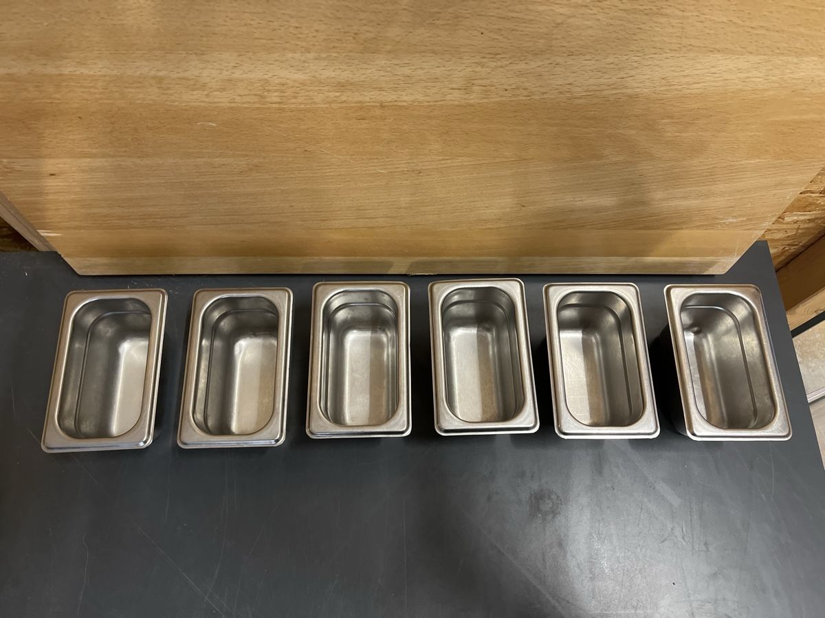 6 x 1/9 Gastronorm Behälter 10 cm FRANKE,robust (Gebraucht) in ...