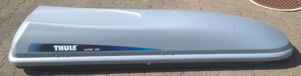 THULE Dachbox Alpine 500 - abschliesbar - 230 x 55 x 40 cm (Gebraucht ...