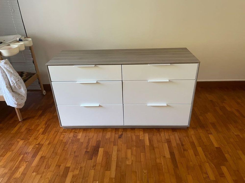 ASKVOLL Kommode mit 6 Schubladen | Kaufen auf Ricardo