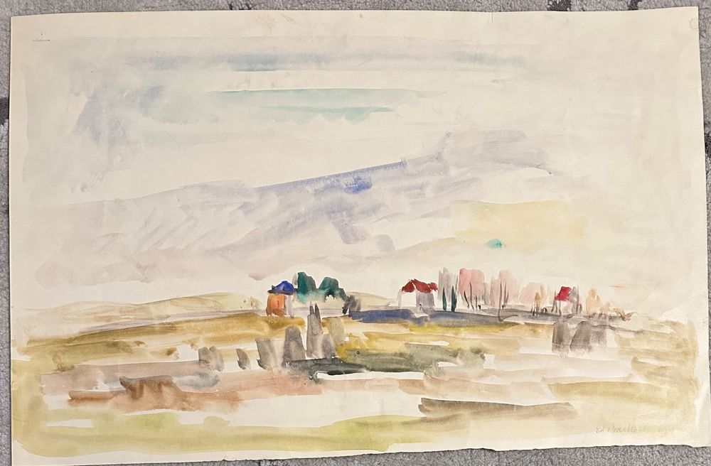 Interessante Aquarell Signiert | Kaufen auf Ricardo