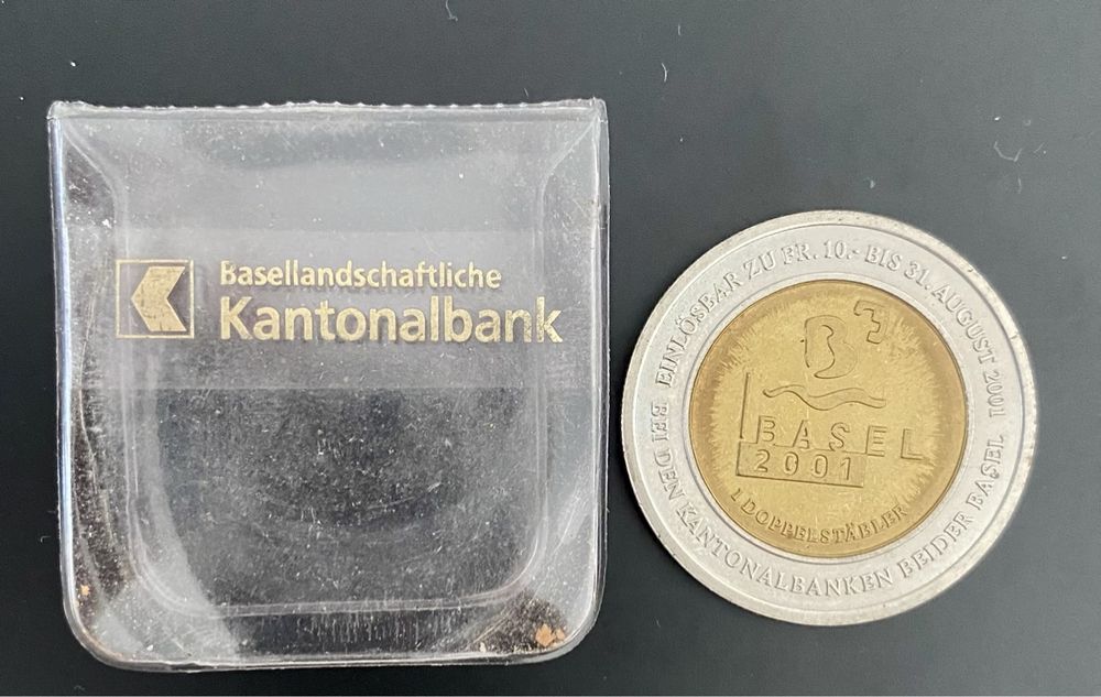 Basler Gedenkmünze 2001, 500 Jahre im Bund | Acheter sur Ricardo