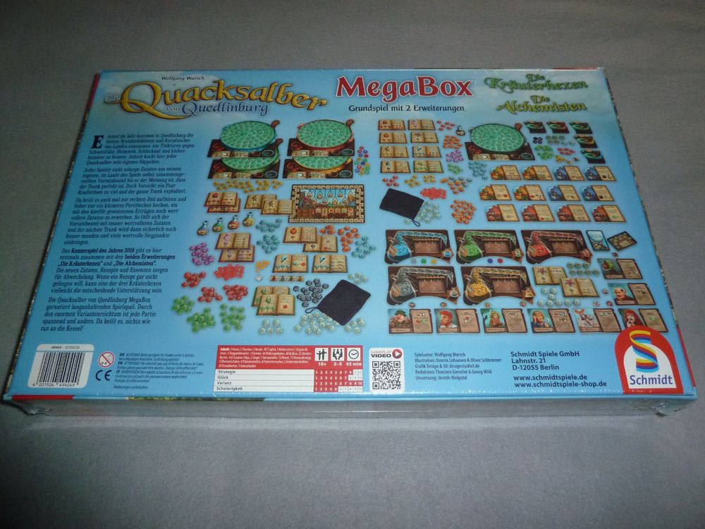 Die Quacksalber von Quedlinburg Mega Box 2-5 Spieler, ab 10+ (Neu und originalverpackt) in ...