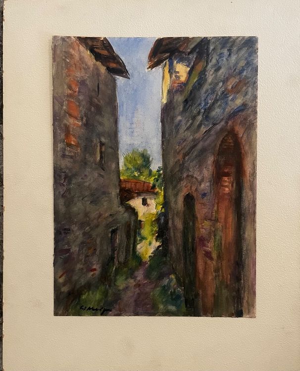 Fritz Meijer (1900-1969) Gross Mischtechnik Gemälde (Gebraucht) in Root für CHF 15 – mit ...