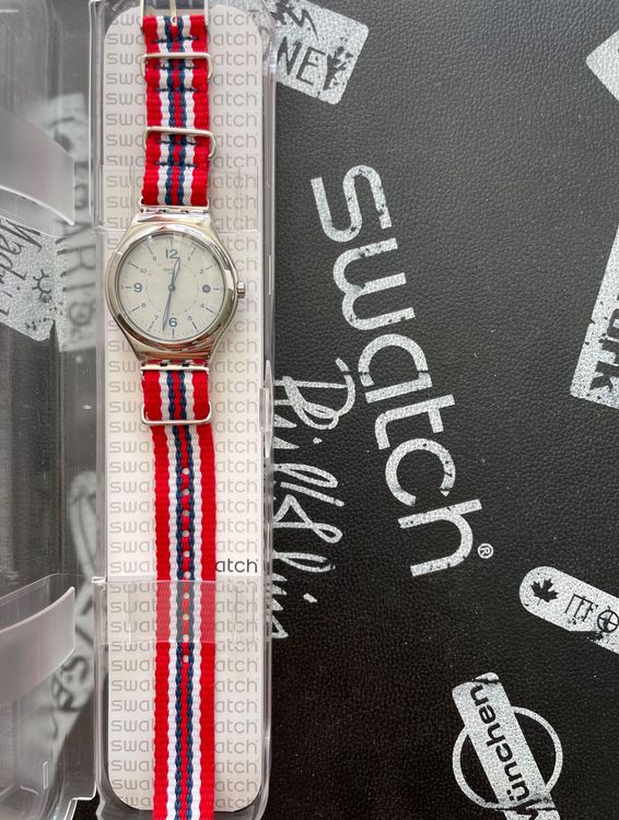 Swatch Uhr Irony Big Classic New Beach YWS407 (Neu und originalverpackt ...