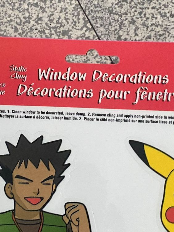 Pokemon Window Decorations (Fensterbilder) Original Nintendo | Kaufen ...
