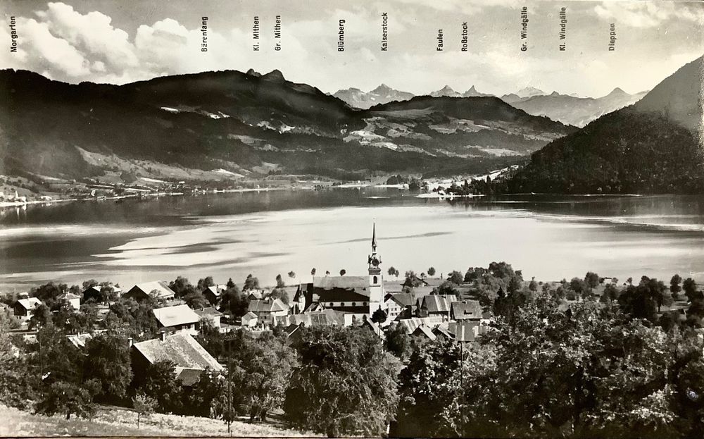 Alte Foto AK - Oberägeri & Ägerisee - Kt. Zug (Gebraucht) in Root für CHF 1 – mit Lieferung auf ...