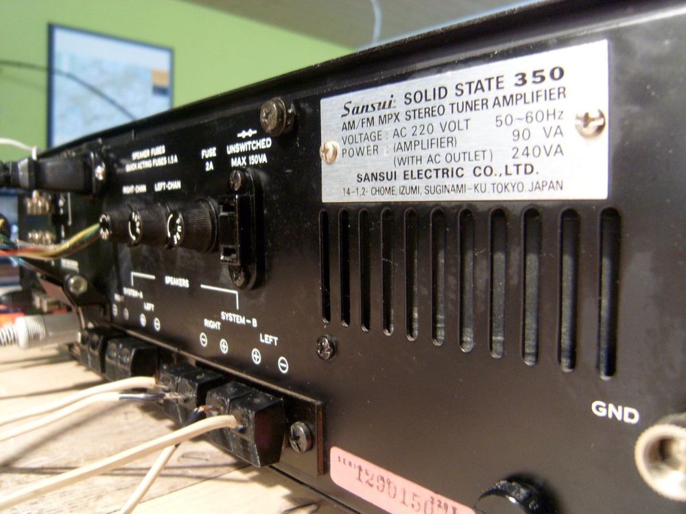 Sansui 350 Vintage Hifi Amplifier-Tuner im Top Zustand, 1970 (Gebraucht ...