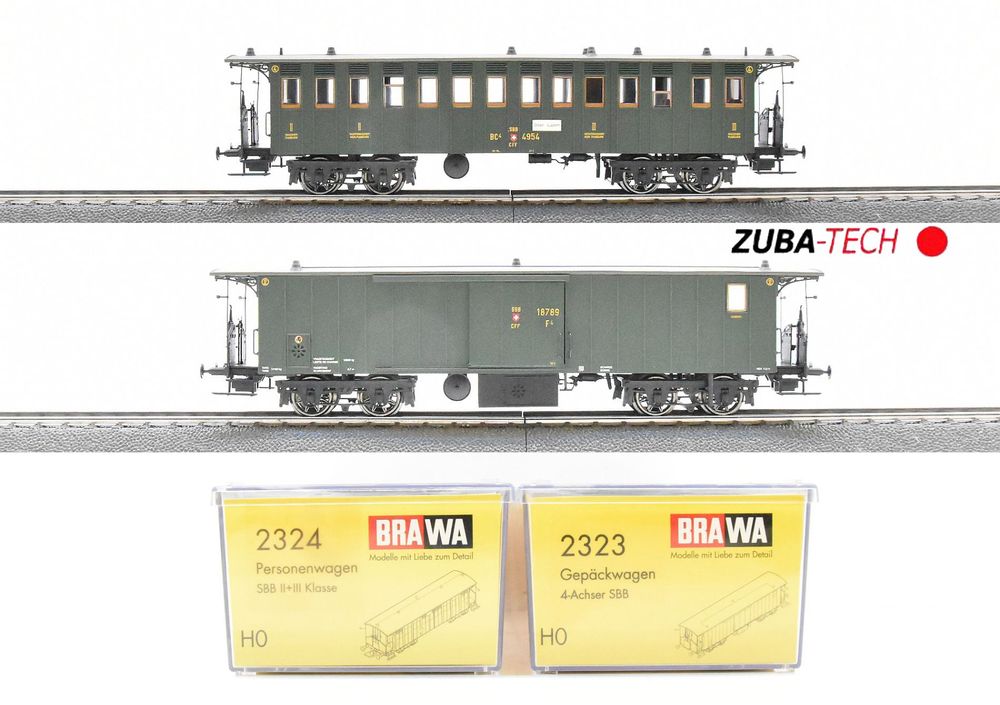 Brawa 2x Personenwagen der SBB H0 GS mit OVP | Kaufen auf Ricardo