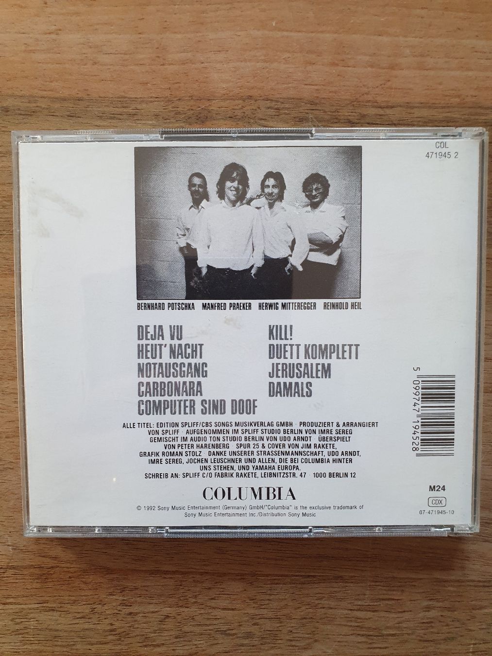 Spliff - 85555 CD Album, Kult-Scheibe der 80er, Top Zustand (Gebraucht ...