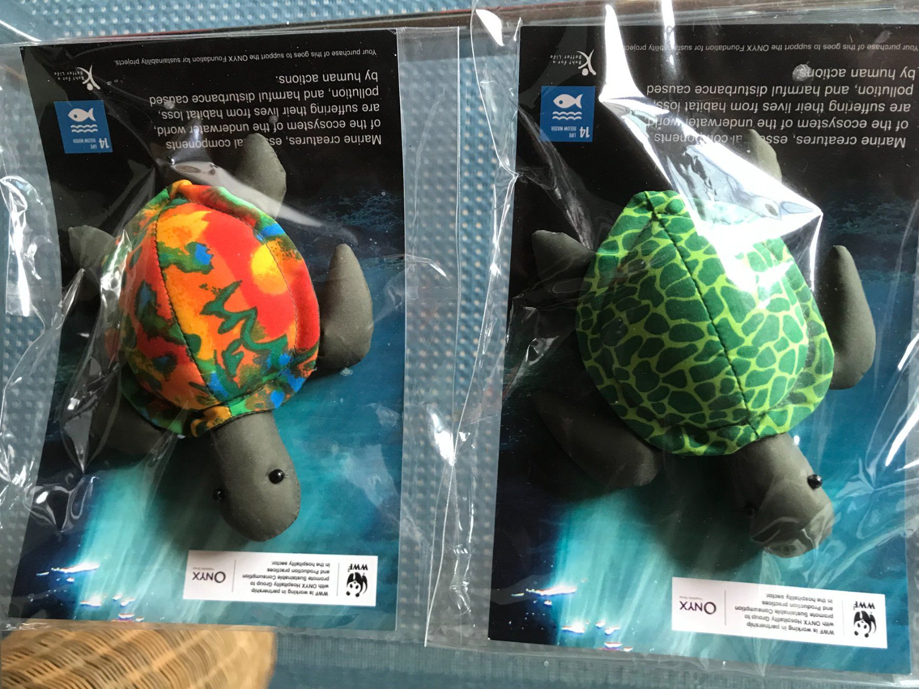 2 SCHILDKRÖTEN, ORIGINALVERPACKT, WWF SUPPORT (Neu und originalverpackt ...