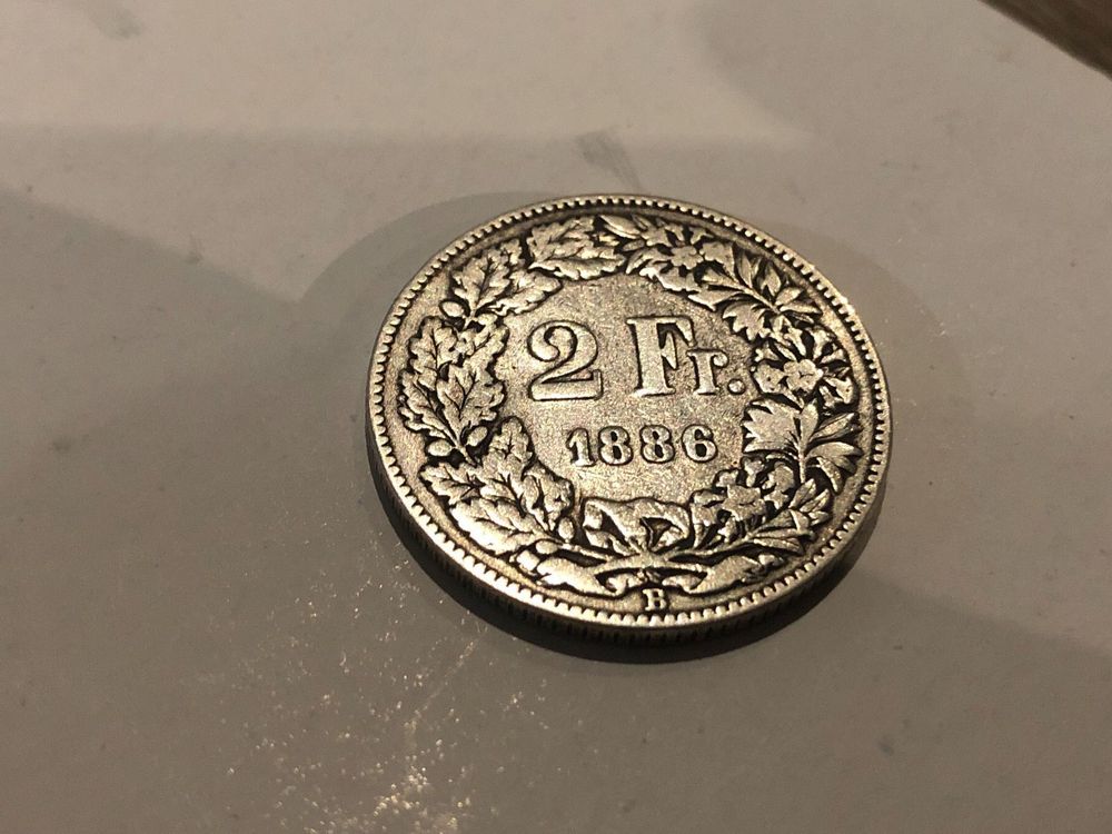Schweiz 2 Franken 1886 Silber Rar | Kaufen auf Ricardo