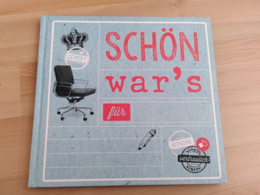 FREUNDSCHAFTSBUCH FÜR ARBEITSKOLLEGEN/ SCHÖN WAR`S (Neu (gemäss Beschreibung)) in Brugg AG für ...