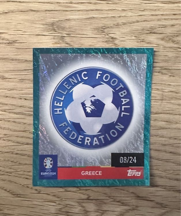 Topps Sticker EM 2024, GRE 1, Türkis Nr. 08/24 | Kaufen auf Ricardo