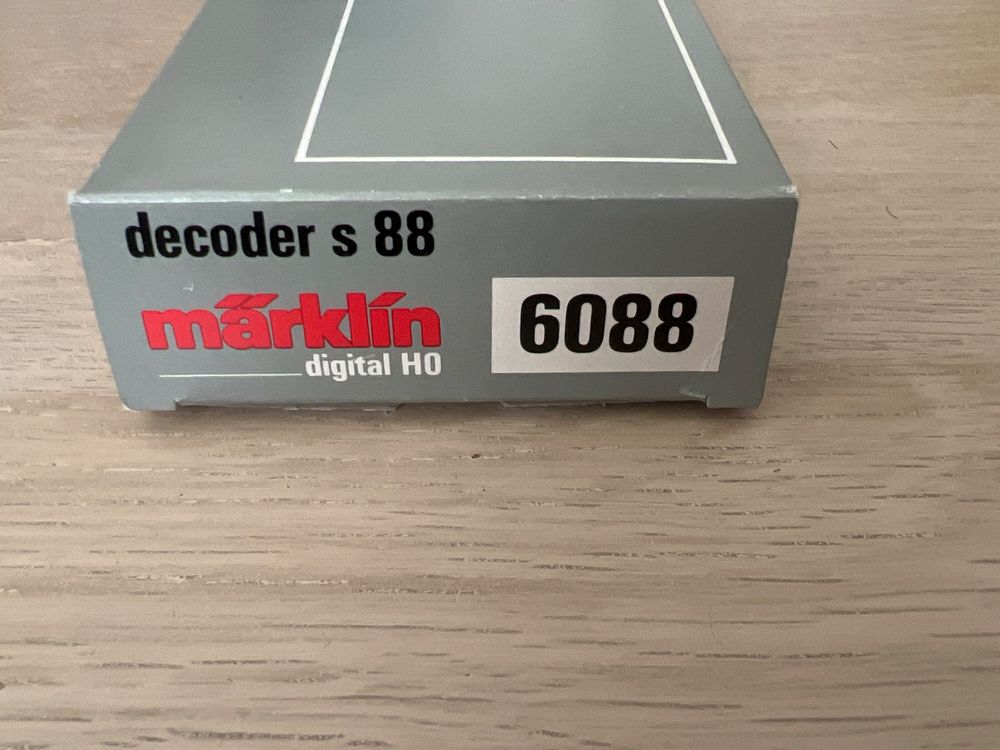 Märklin 6088 Decoder S 88 Rückmeldemodul OVP (D'occasion) à St-Aubin-Sauges pour CHF 25 – avec ...