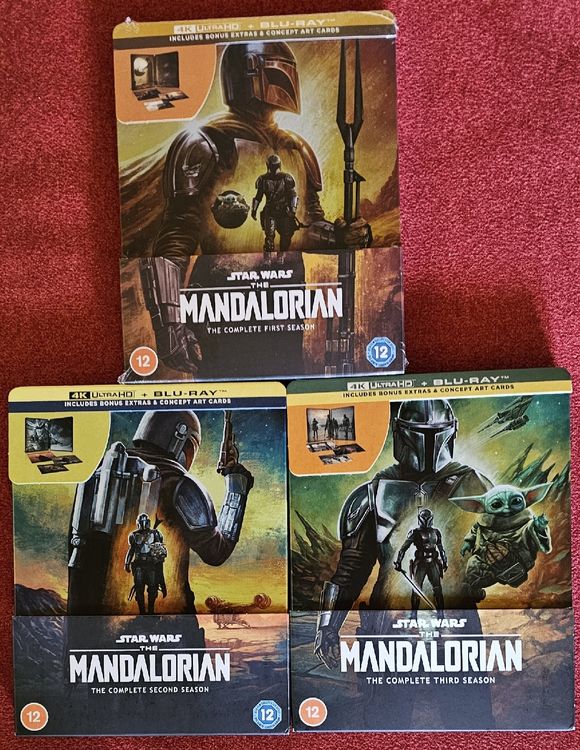 Star Wars The Mandalorian - Staffel 1-3 - 4K UHD und Blu-Ray (Neu (gemäss Beschreibung)) in ...
