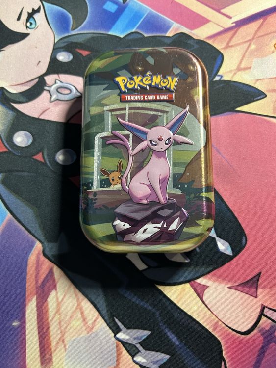 Pokémon Prismatic Evolution Mini Tin Espeon EN (Neu und ...