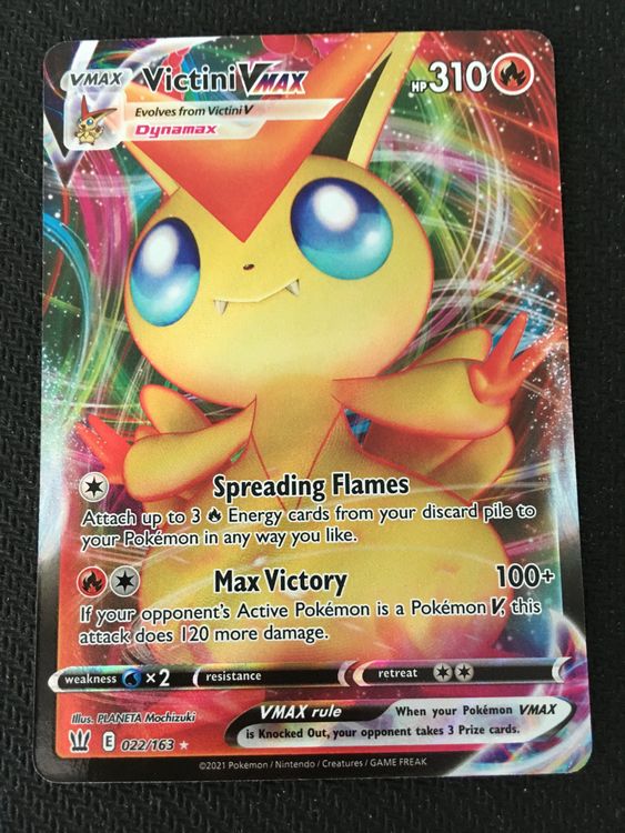 022 Victini Vmax - Pokémon - Kampfstile - EN | Kaufen auf Ricardo