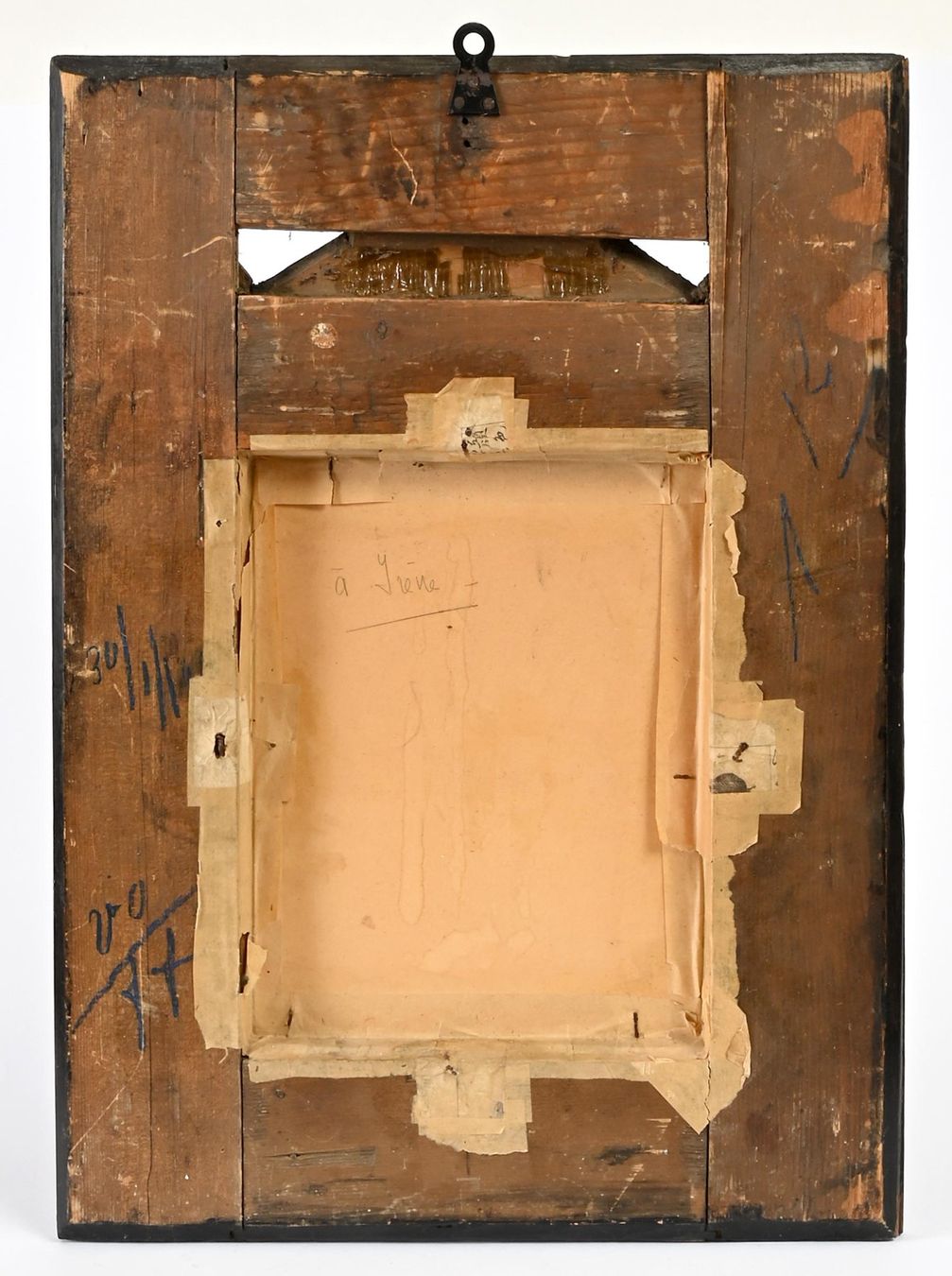 Frühbarock Rahmen mit Spiegel u. Flammleiste, 17. Jh. defekt (Gebraucht ...