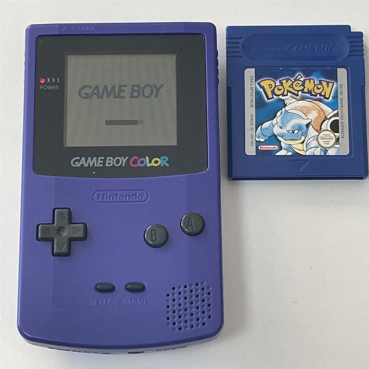 Gameboy Color Violett + Pokemon Blau DE (Gebraucht) in Mollis für CHF ...