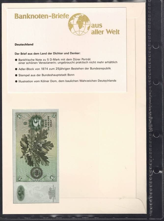 5 Mark Banknote 1980 - Dürer Venezianerin - 25 Jahre BRD (Neu (gemäss ...