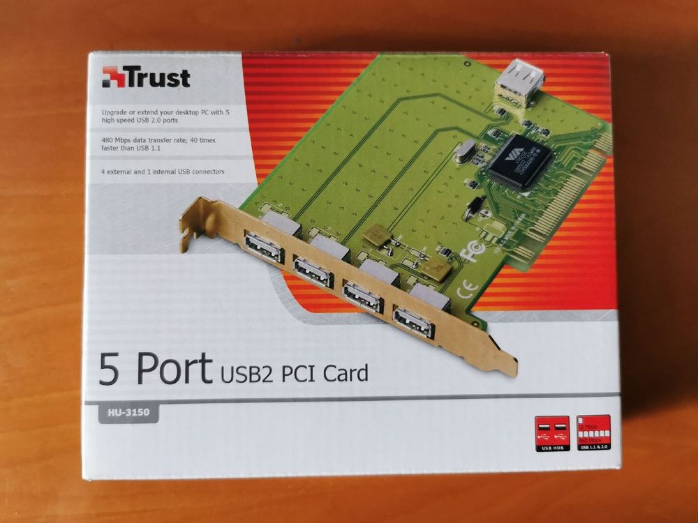 Trust 5 Port USB2 PCI Karte | Kaufen auf Ricardo