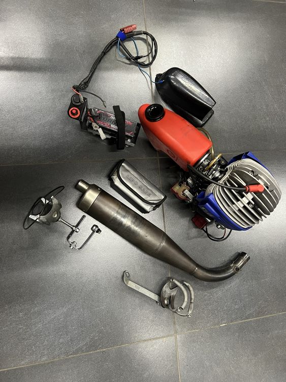 TM 60ccm Mini Motor inkl. Auspuff, Batterie, etc. (Gebraucht) in Wangen ...