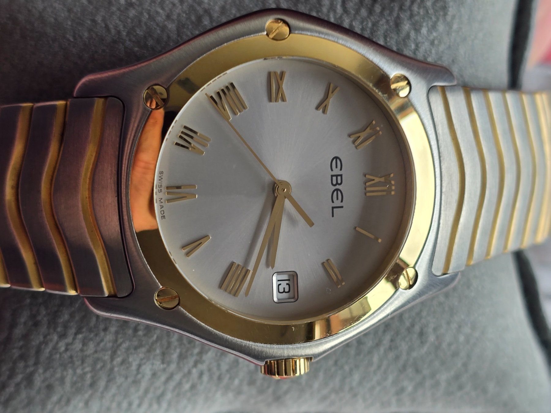Ebel Sport Classic Wave Gold / SS Jumbo mit Ebel Etuis (Gebraucht) in ...