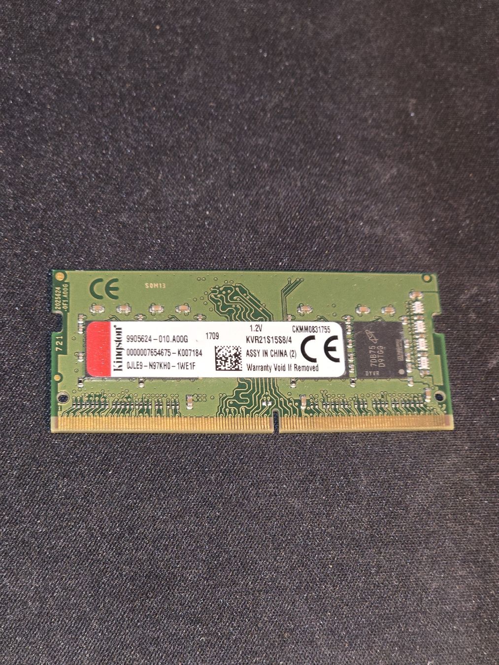 Kingston 4GB DDR4 PC4-2133 CL15 260-Pin SODIMM (Gebraucht) in Aesch BL für CHF 15 – mit ...