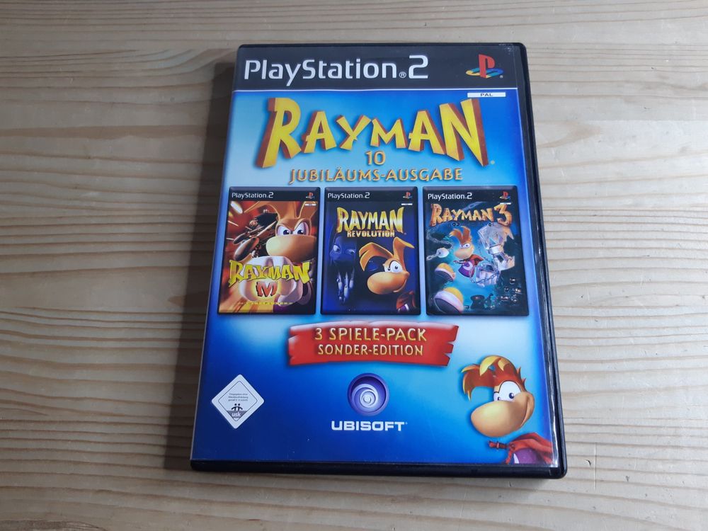 Rayman 10 Jubiläums-Ausgabe 3 M Revolution PS2 (Gebraucht) in ...
