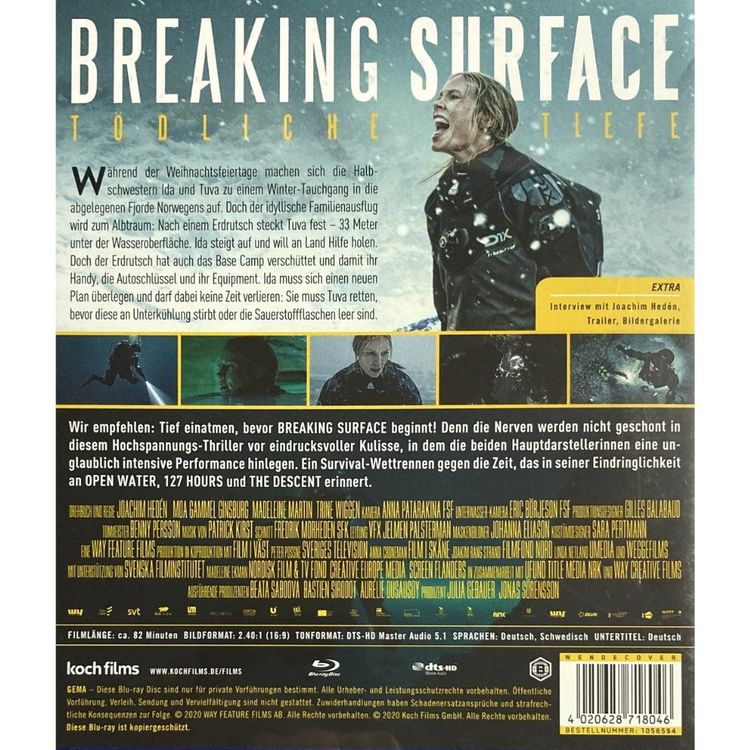 Breaking Surface - Tödliche Tiefe - Blu-ray (Gebraucht) in Jonschwil für CHF 4.9 – mit Lieferung ...