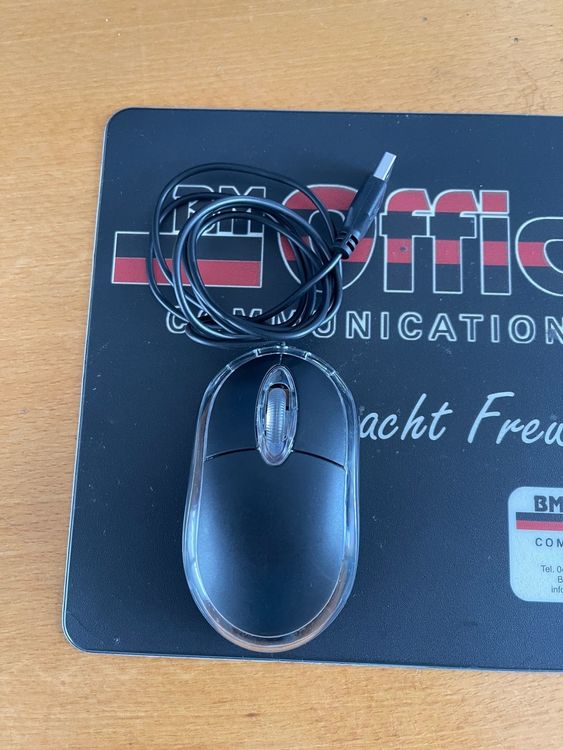 Computermaus Schwarz USB-Anschluss (Gebraucht) in Wängi für CHF 1 – mit ...