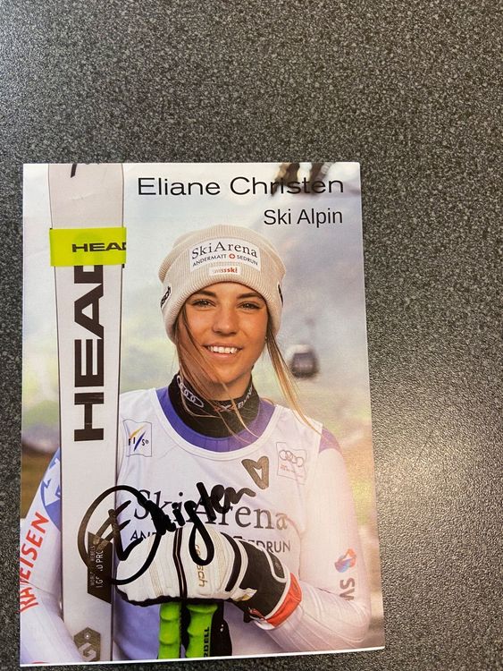 Autogrammkarte Eliane Christen | Kaufen auf Ricardo