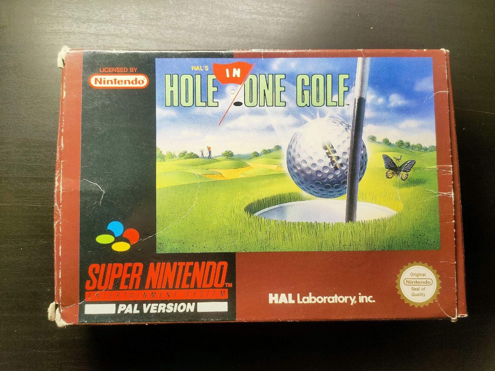 Super Nintendo SNES – HAL’s Hole in One Golf – OVP + Modul (Gebraucht ...