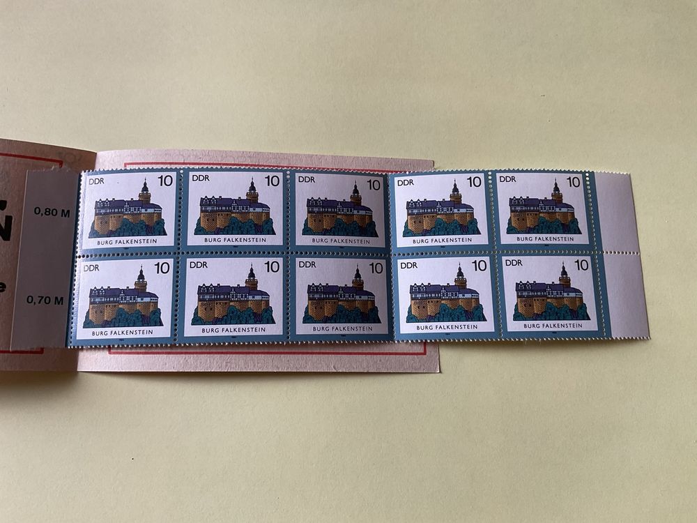 DDR vintage Briefmarken Schloss Falkenstein | Kaufen auf Ricardo