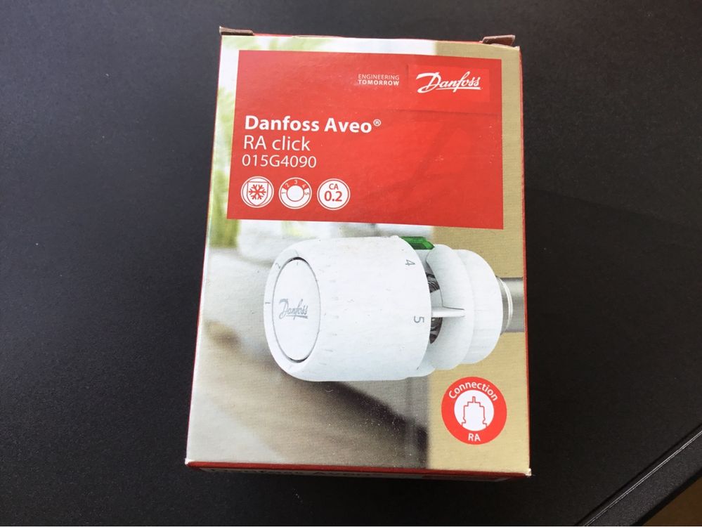 3 Stück Danfoss Fühler RA AVEO Click,ersetzt RA 2990 Click (Neu und originalverpackt) in St ...