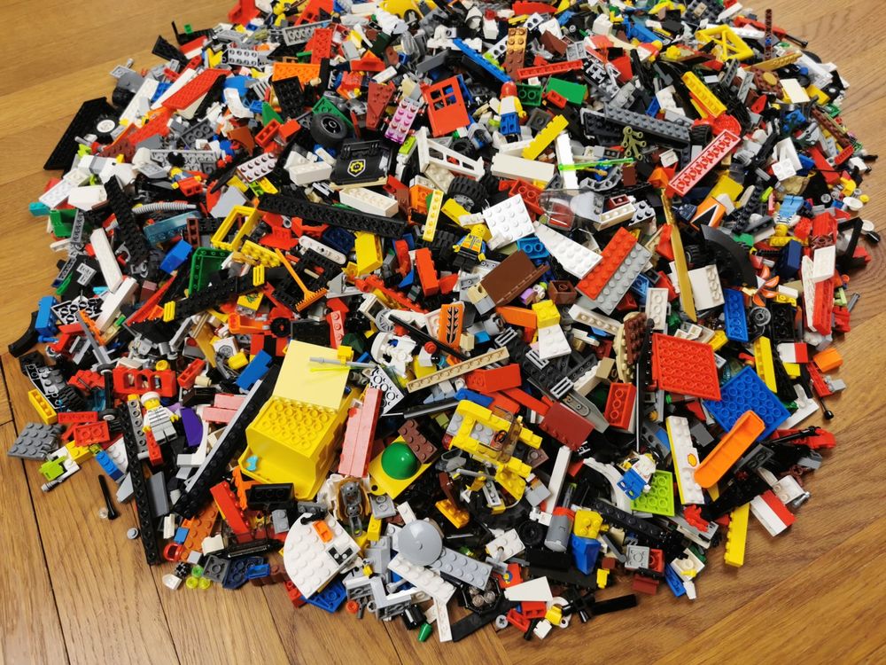 XXL Lego Mix gebrauchte Bausteine Lot en vrac Kiste Konvolut (Gebraucht) in Derendingen für CHF ...