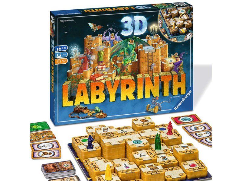 Familienspiel Das verrückte Labyrinth 3D (Neu und originalverpackt) in ...