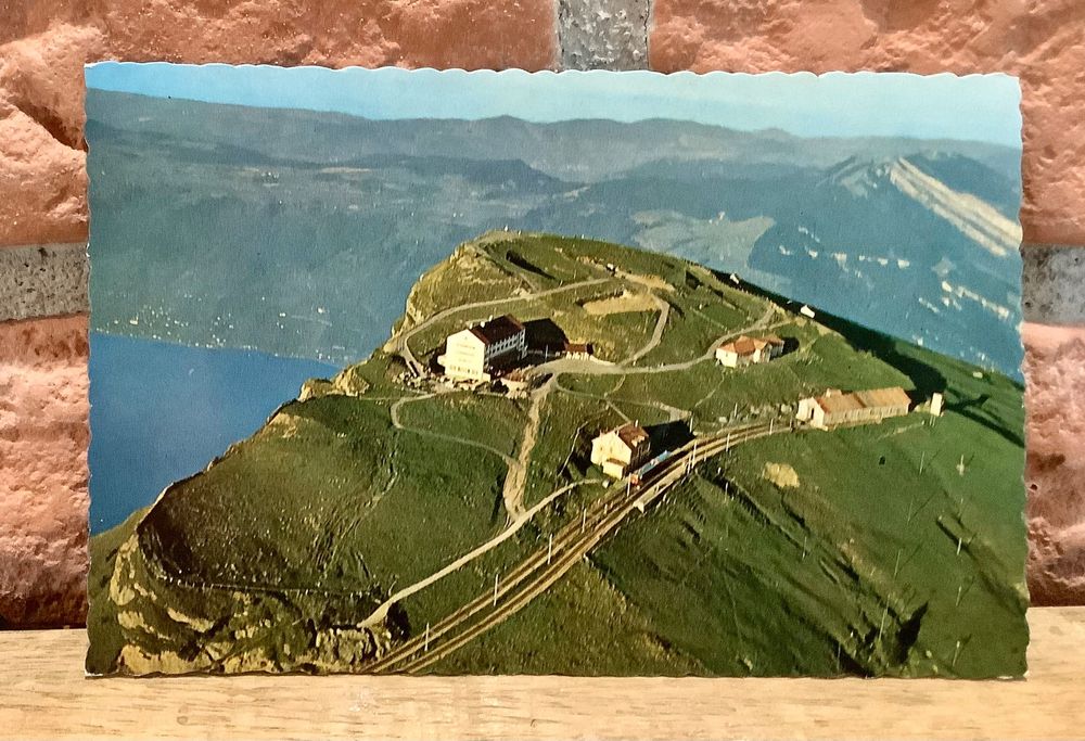 Alte Foto AK - Flugaufnahme Rigi-Kulm - Fliegeraufnahme (Gebraucht) in Root für CHF 1 – mit ...