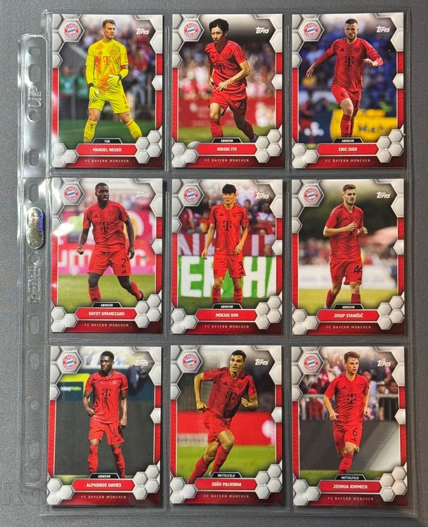 Topps FC Bayern München Fan Set 2024/25 First Team komplett | Acheter sur Ricardo