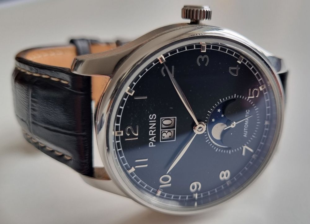 Parnis Automatic Moon Phase Big Date | Kaufen auf Ricardo