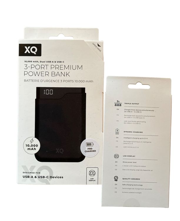 XQ 3-PORT PREMIUM POWER BANK | Kaufen auf Ricardo