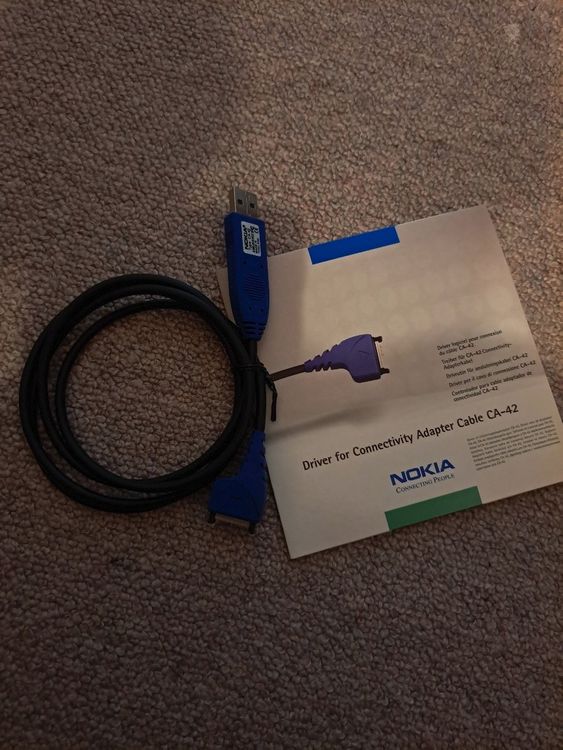 Nokia Kabel CA-42 mit Driver | Kaufen auf Ricardo