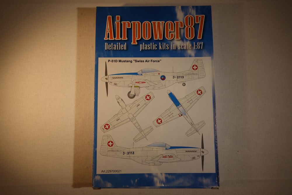 Airpower87 229700021 P-51 D Mustang Swiss Air Force 1:87 | Kaufen auf ...
