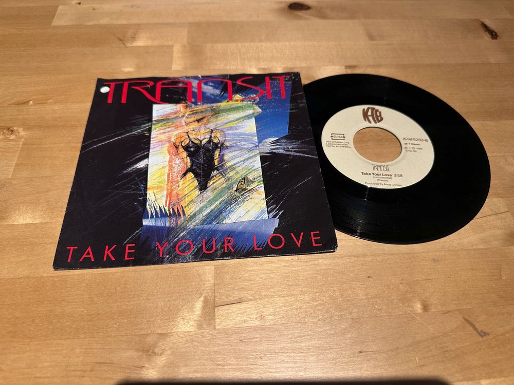 TRANSIT tolle SWSS Single Take your love Kult Top Hit Charts (Gebraucht ...