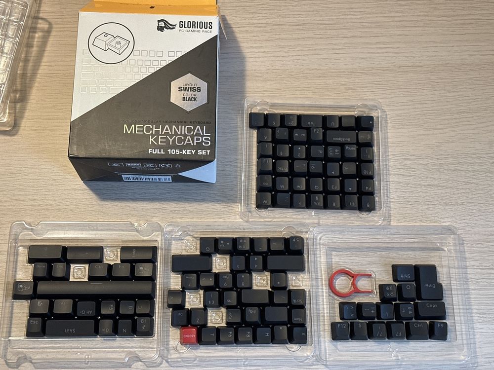 Mechanical Keycaps Glorious 105 Swiss Iso | Kaufen auf Ricardo