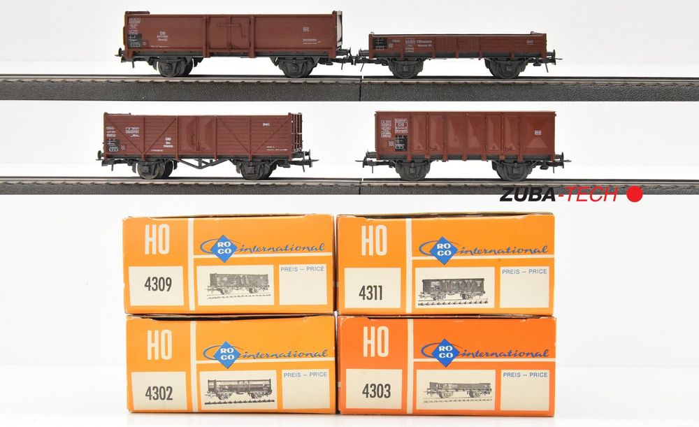 Roco 4x Güterwagen der DB H0 GS mit OVP | Kaufen auf Ricardo